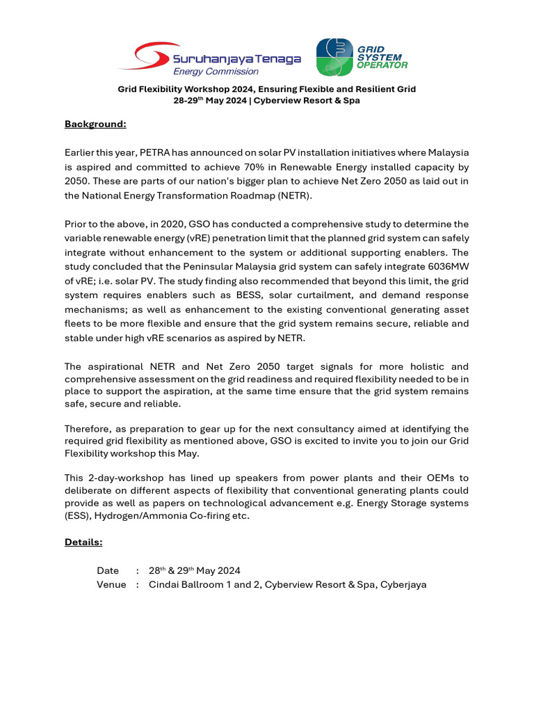 Agenda | PDF | Electrical Grid | Renewable Energy