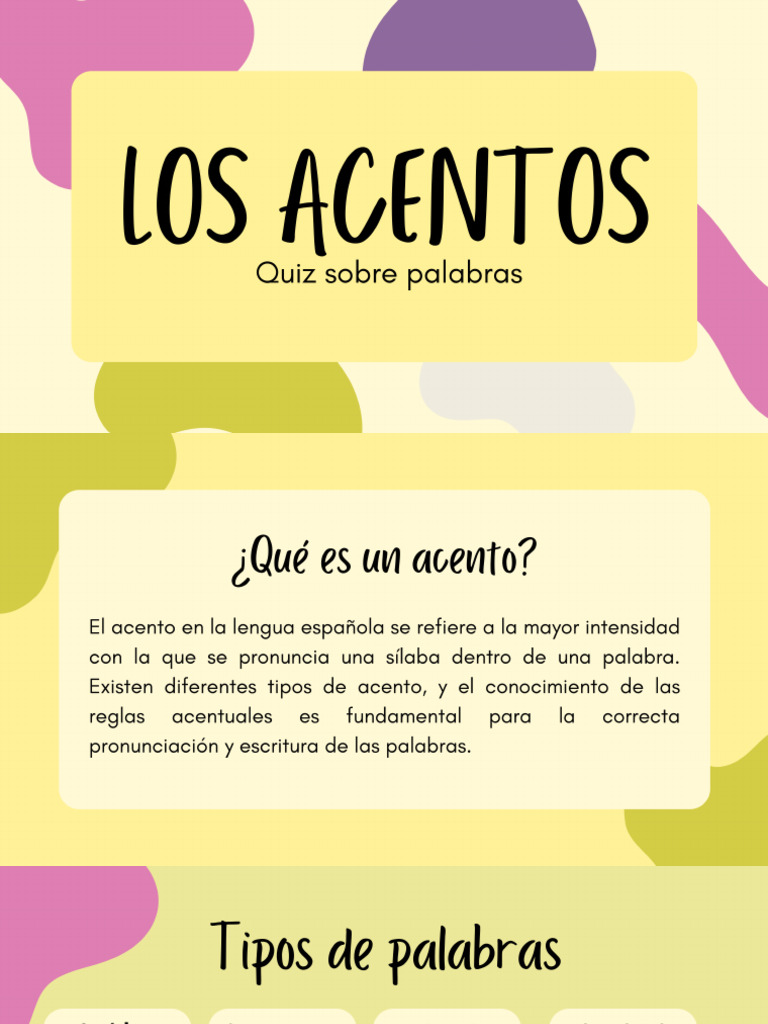 Los Acentos | PDF