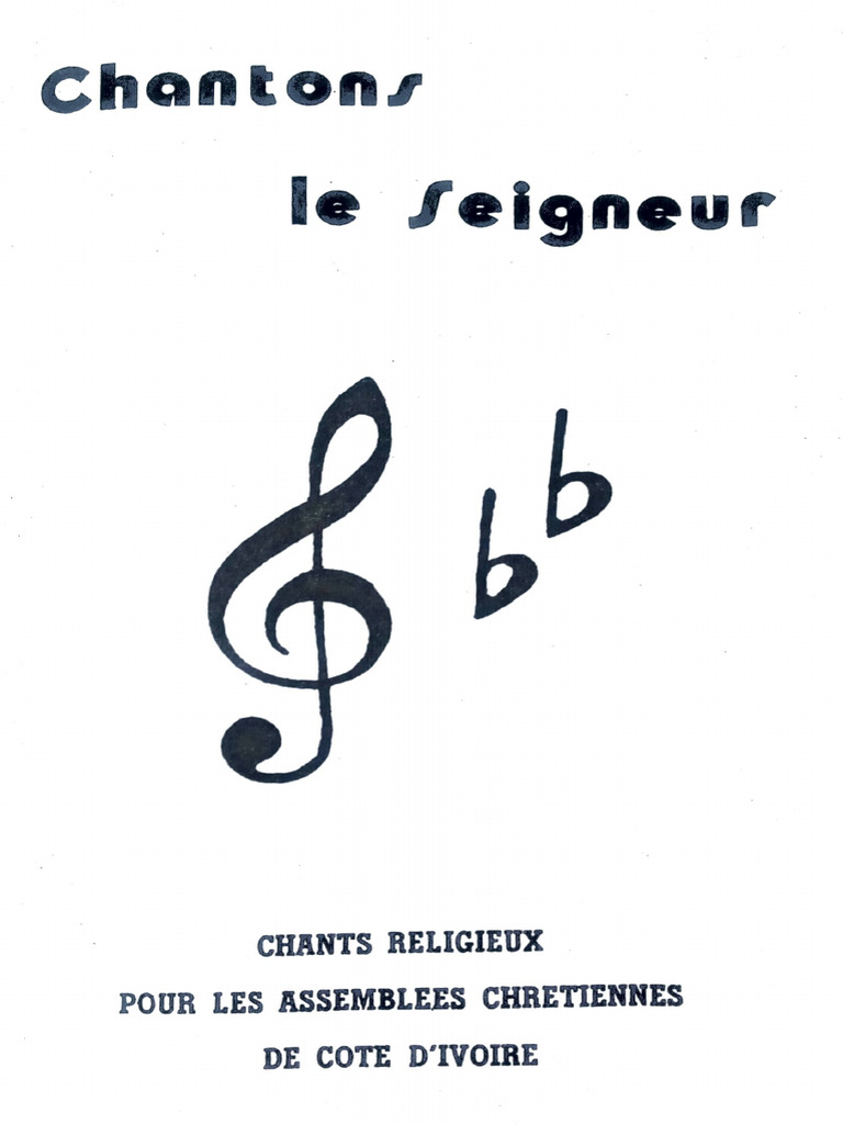 Chantons Le Seigneur (Noté) | PDF