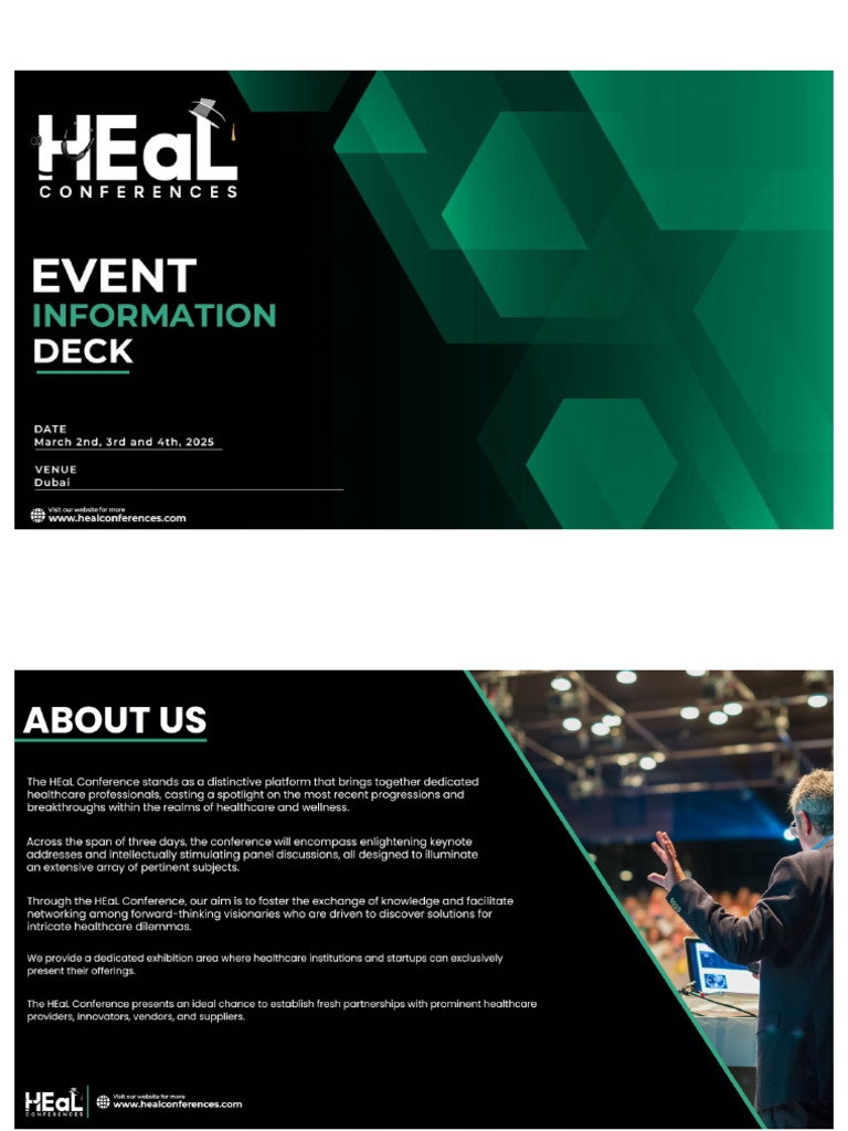 Dubai Event Collateral - Health | PDF