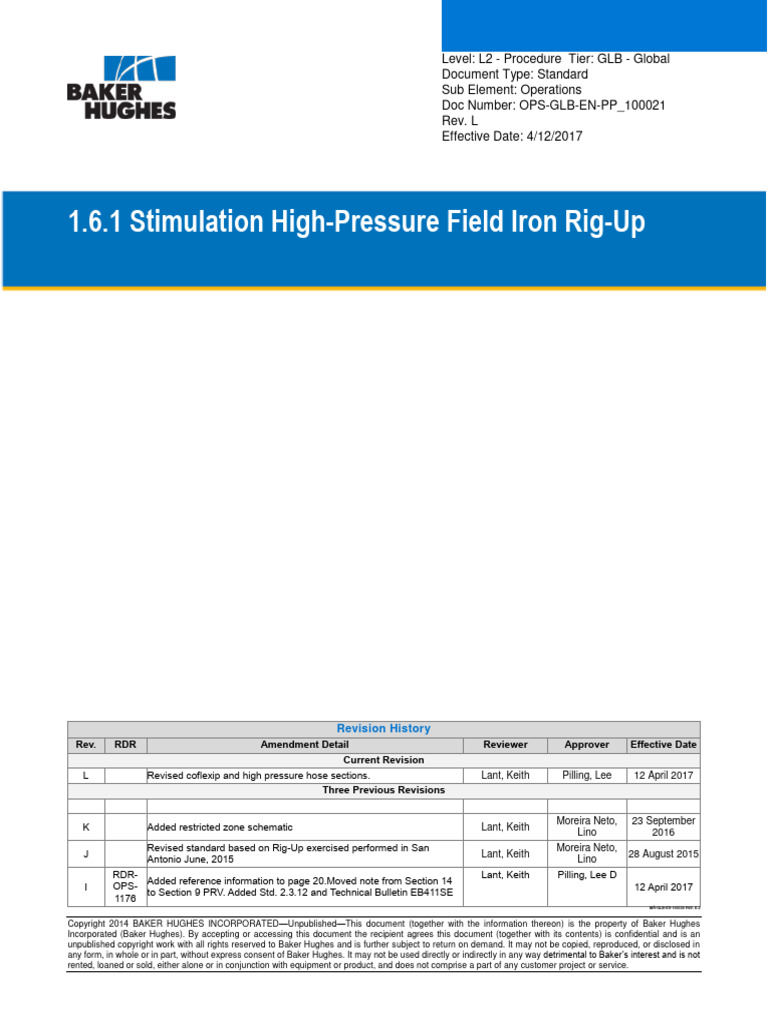 OPS-GLB-EN-PP - 100021 Stimulation High-Pressure Field Iron Rig-Up ...