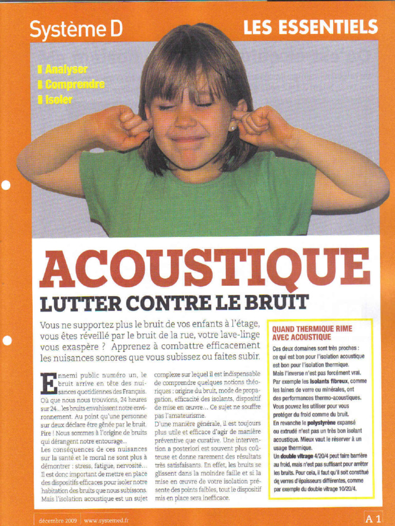 Acoustique - Lutter Contre Le Bruit | PDF
