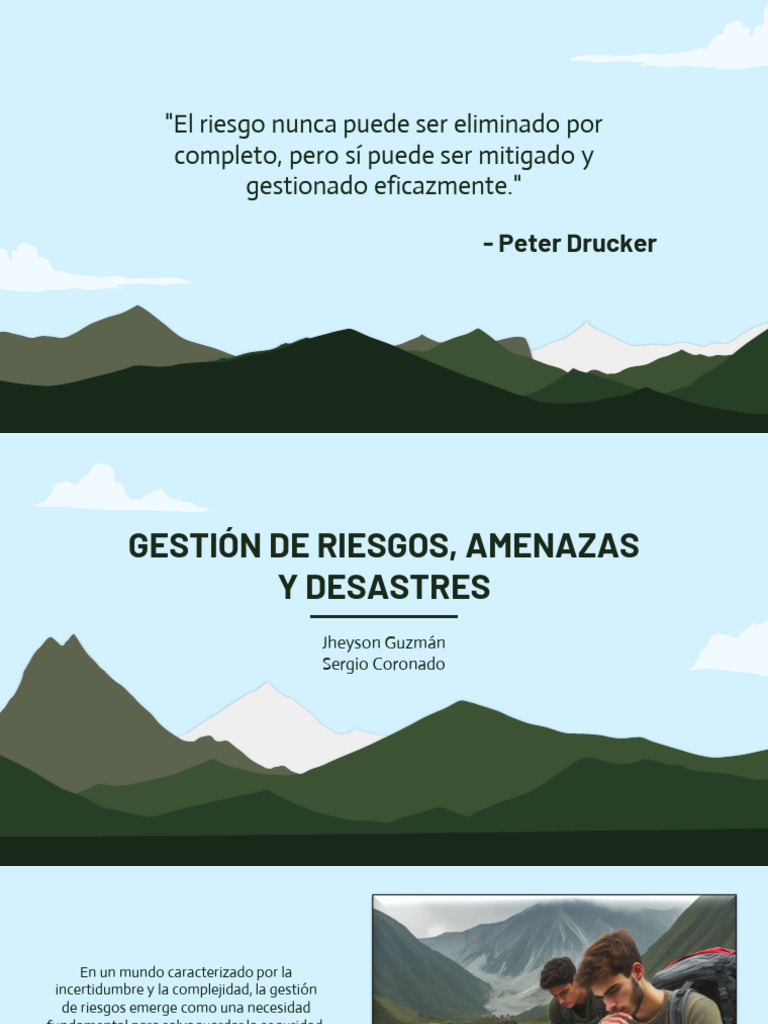 Diapo-Gestion de Riesgos, Amenazas y Vulnerabilidad | PDF | Riesgo ...