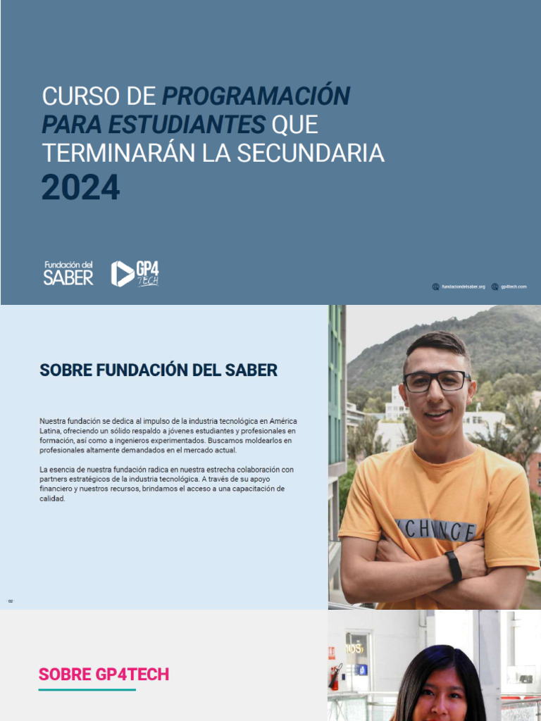 Curso Programacion para Colegios FDS ARG | PDF