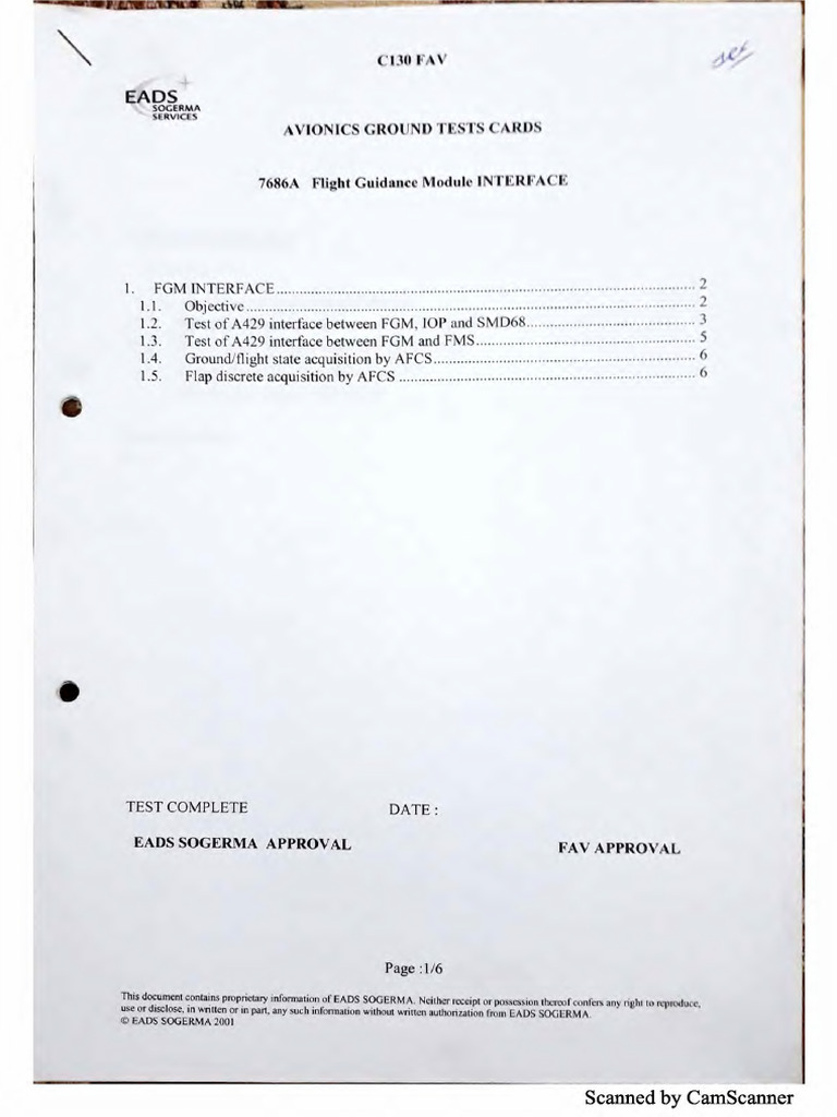 Flight Guidance Module Interface Agtc | PDF