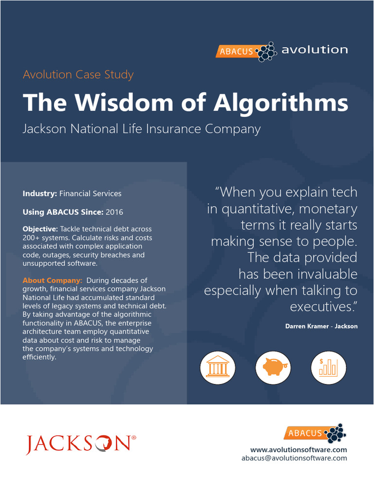 Jackson Avolution Case Study | PDF | Risk | Algorithms
