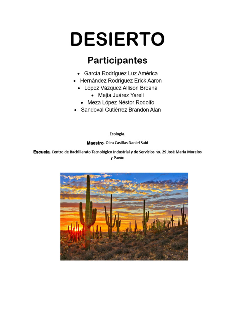 Desierto | PDF | Desierto | Clima