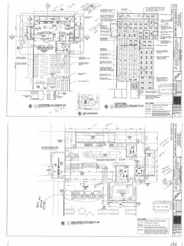 A3 Cafeteria Drawing | PDF