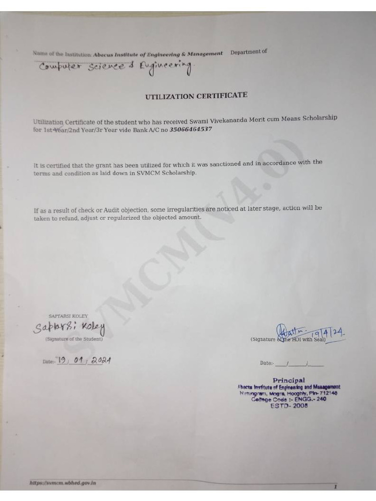 Utilization Certificate 11zon Pdf