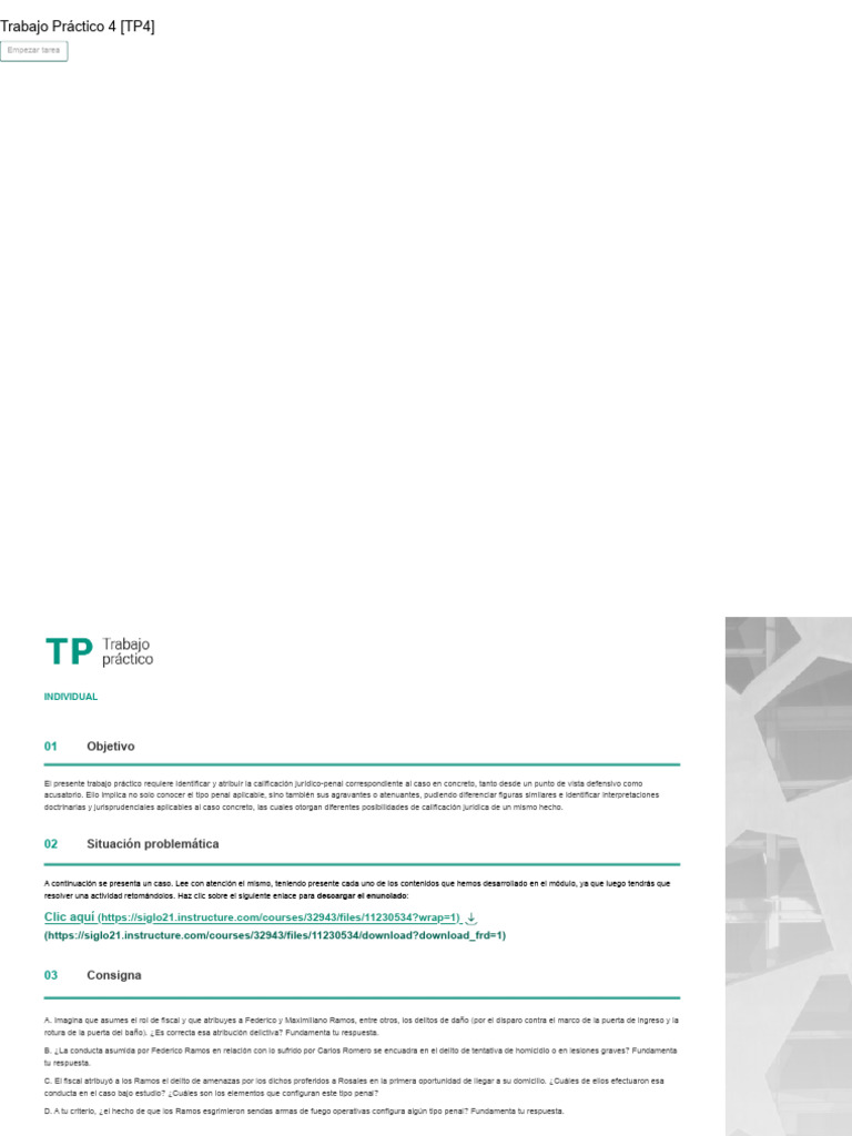 Trabajo Práctico 4 (TP4) | PDF