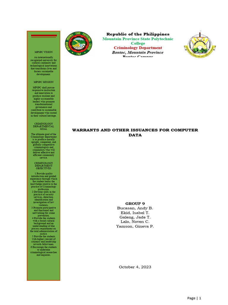 Warrants and Other Issuances For Computer Data 3 | PDF | Search Warrant ...