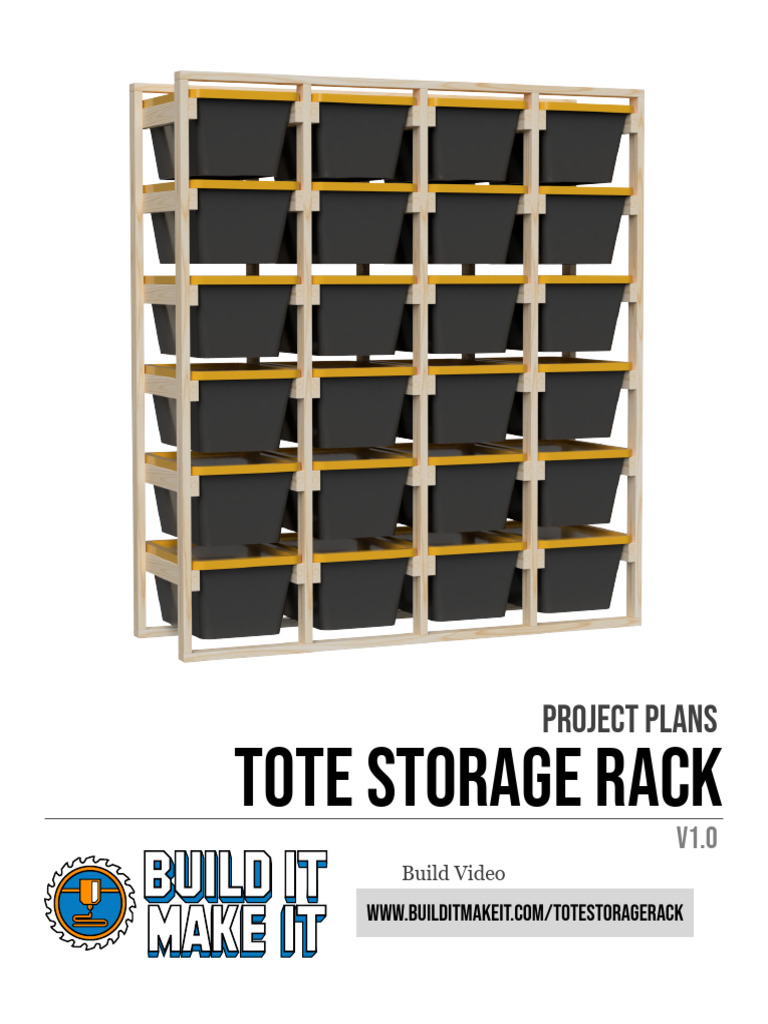 Tote rack plans | PDF