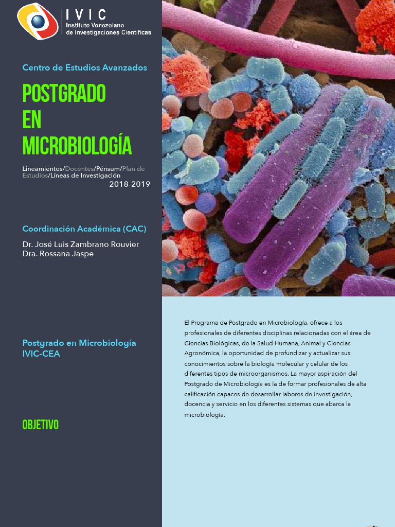 Postgrado en Microbiología IVIC-CEA 2018-2019 | PDF | Virus | VIH