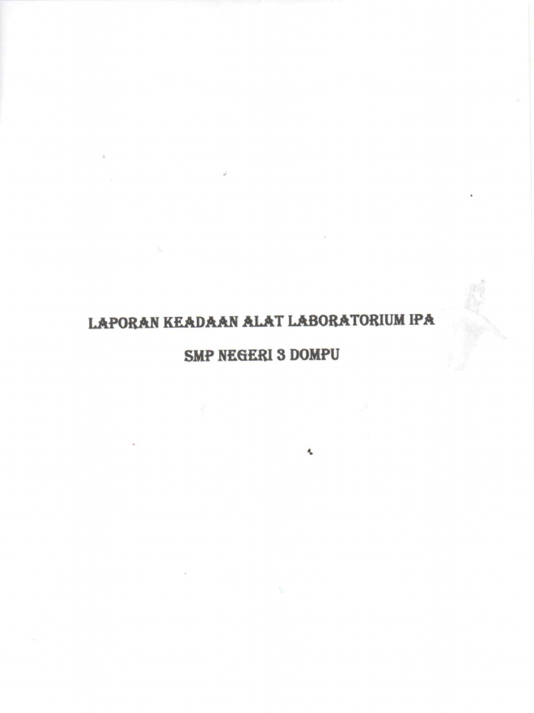 Alat Lab IPA | PDF