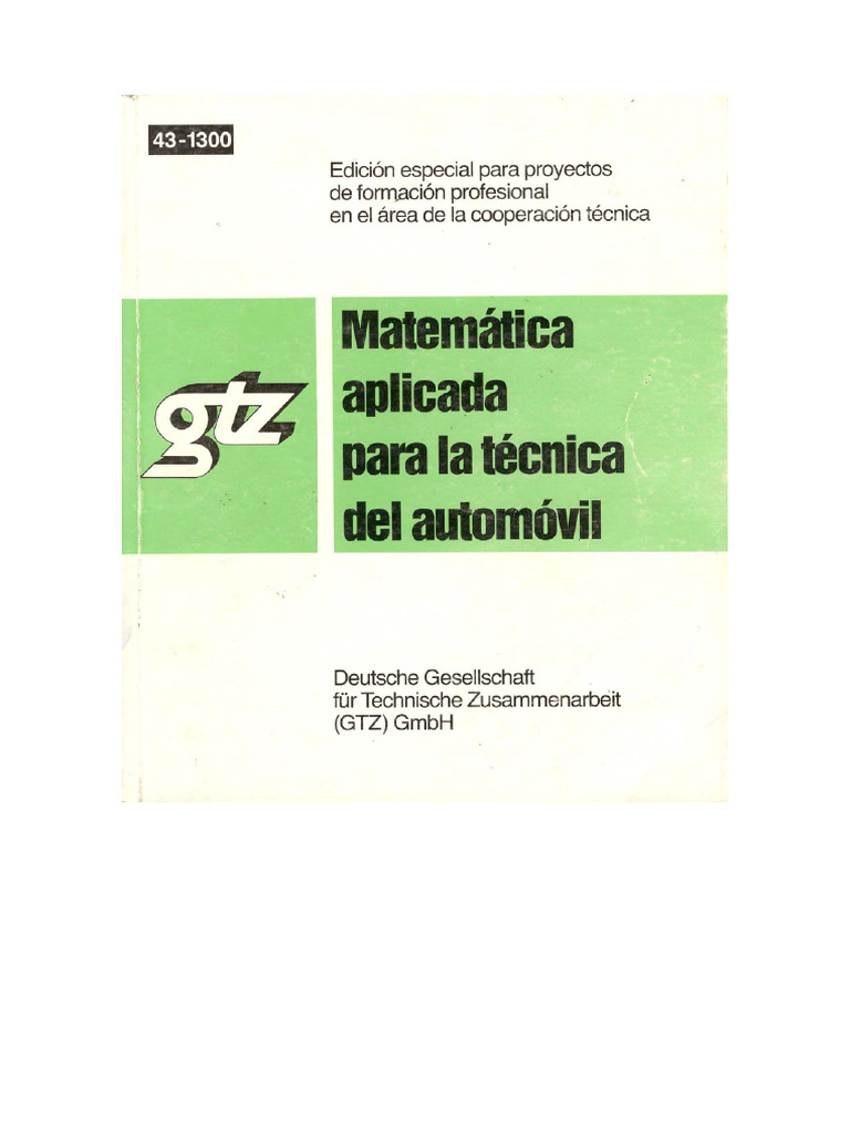 GTZ Aplicado A Automotriz | PDF