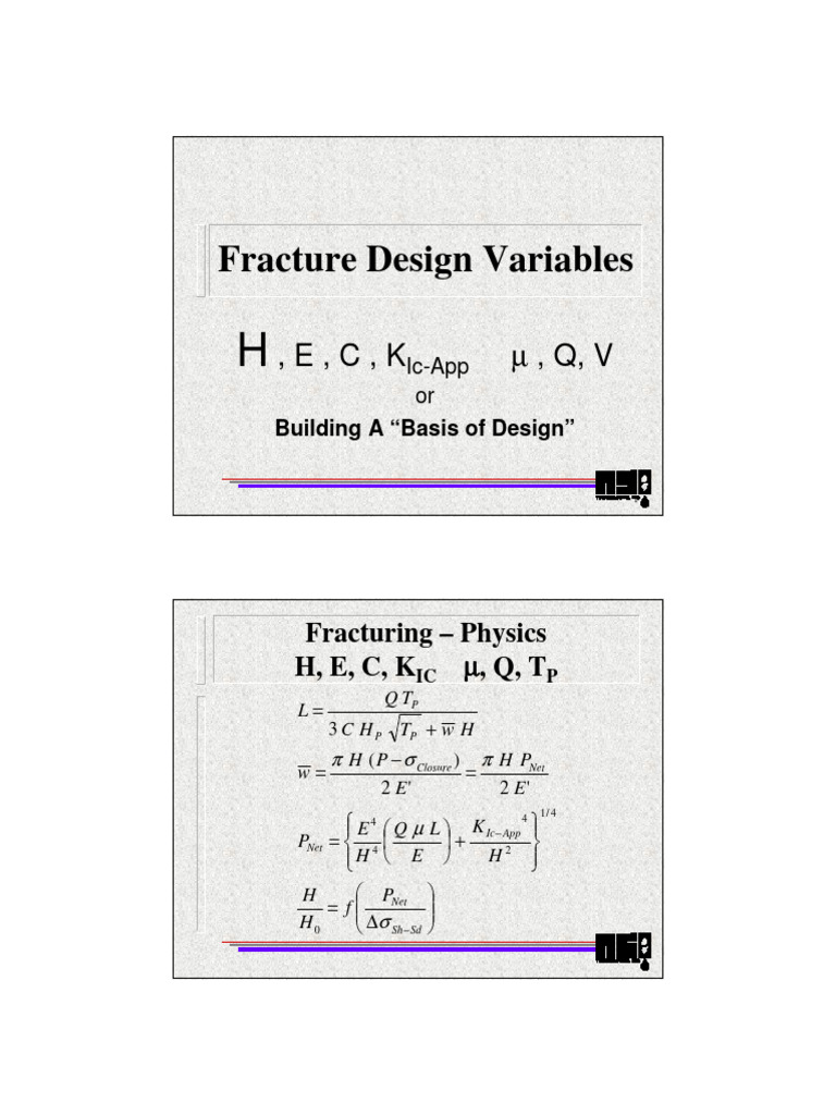 Frac Design Variables Pdf Shear Stress Viscosity