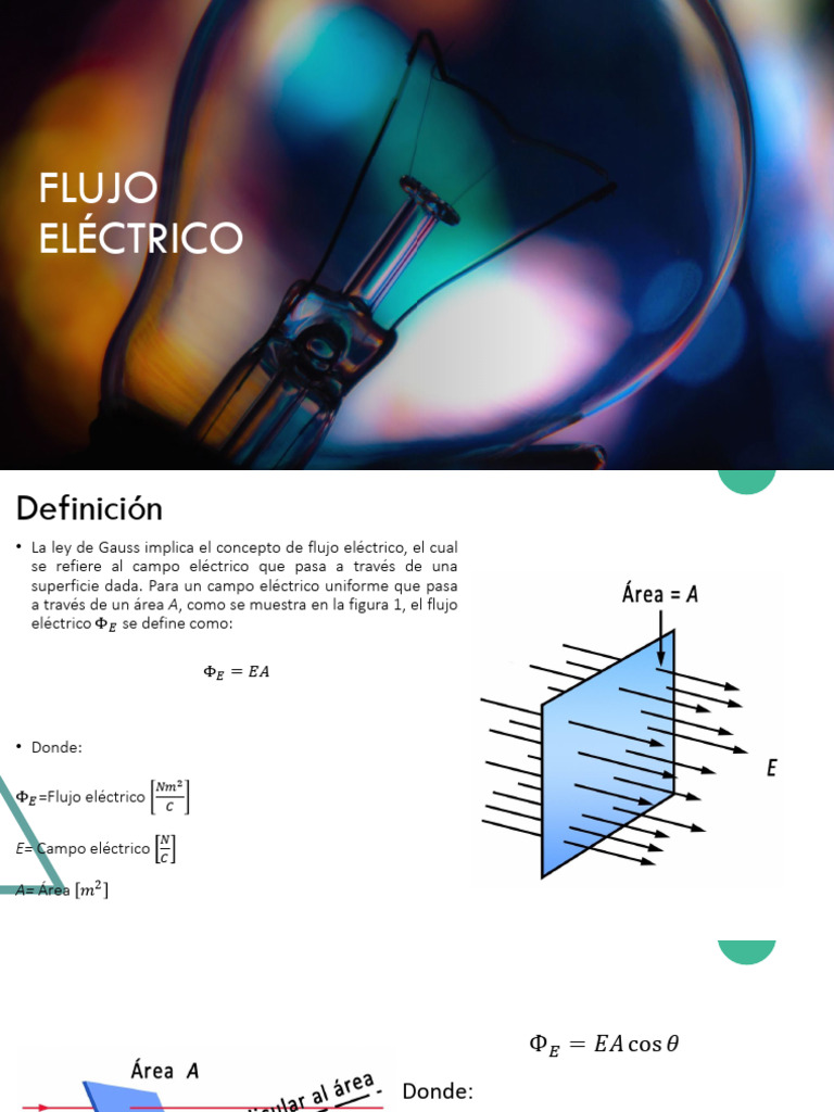 Cálculo de Flujo Eléctrico: Ejemplos Prácticos | PDF | Campo eléctrico ...