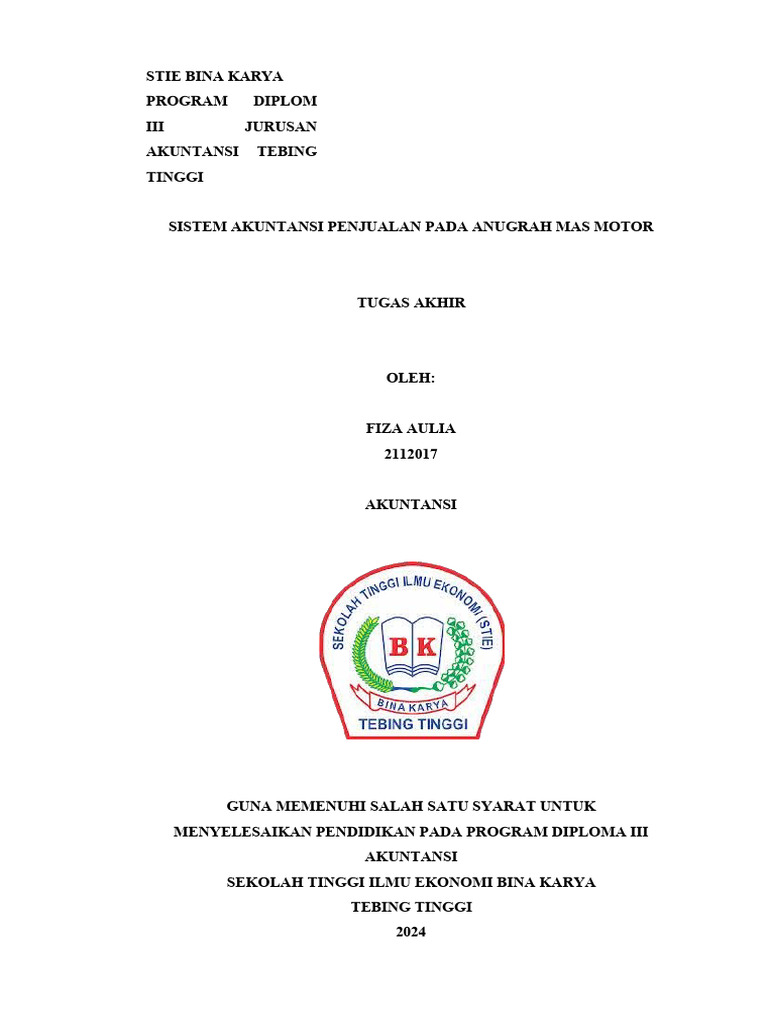 Acc Proposal Pak Ari | PDF