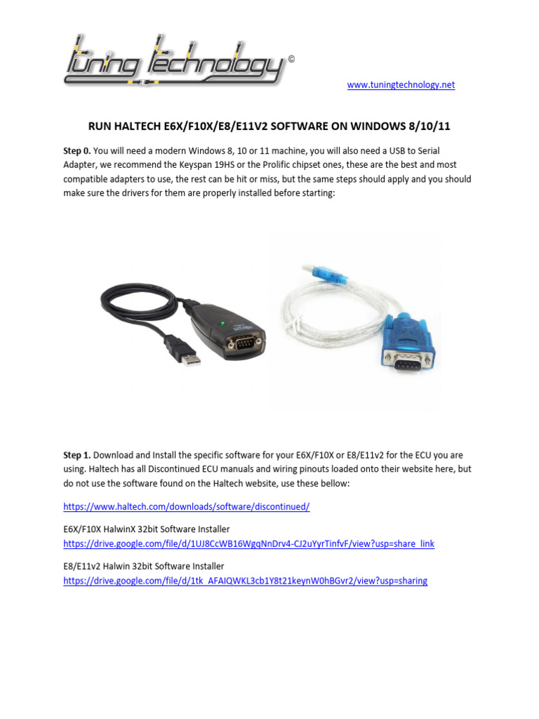 Haltech - E6x F10X E8 E11v2 Install - Instructions | PDF | Computers ...