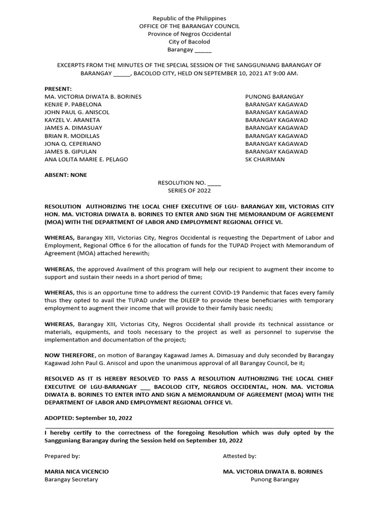 Editable Board Resolution (2) | PDF