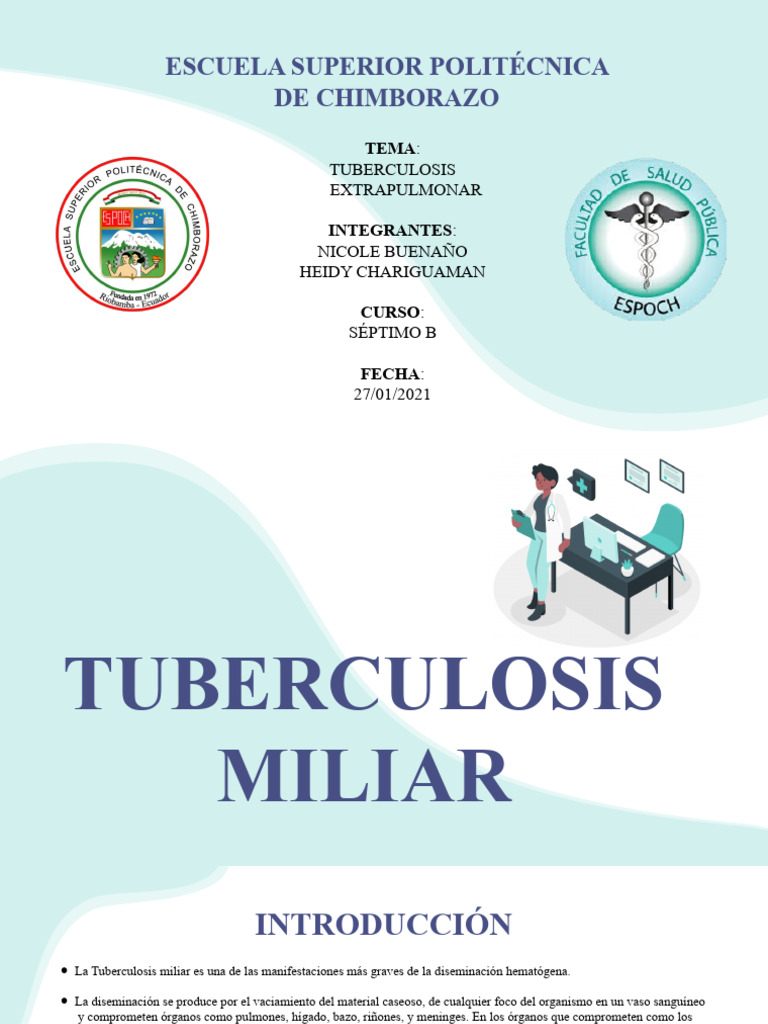 Tuberculosis Extrapulmonar | PDF | Tuberculosis | Medicina CLINICA