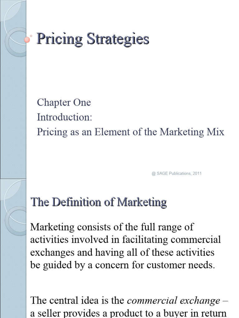 Chapter 01 PD PPT 2024 | PDF | Marketing | Prices