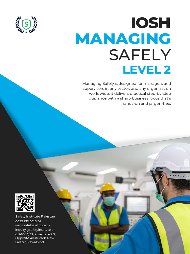 IOSH Managing Safely Level 2 Brochure Safety Institute Pakistan | PDF | Occupational Safety And ...