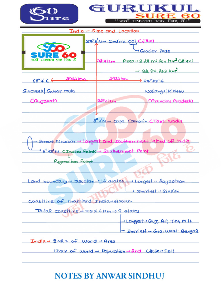 Indian Geography Part 1 | Download Free PDF | Himalayas | Earth Sciences