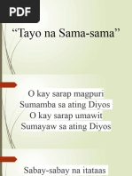 Tayo Na Sama Sama | PDF