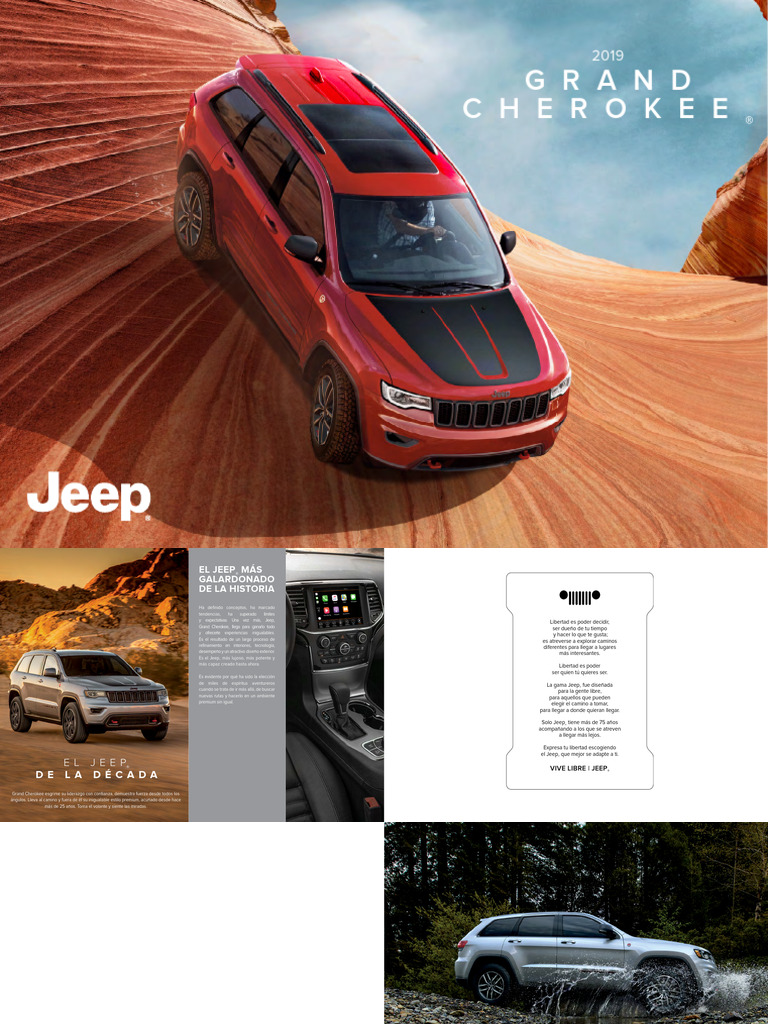 Ficha Técnica Jeep Grand Cherokee 2019 | PDF | Tracción en las cuatro ...