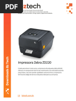 Guia de Instalação Zebra ZD220 | PDF | Impressora (informática) | USB