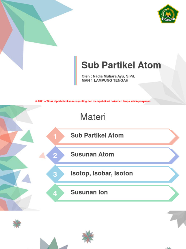 Notasi Atom | PDF | Teknologi & Rekayasa