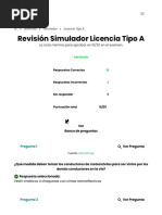 Simulacro Examen A2 Colombia 2025 | PDF | Líquidos | Motocicleta
