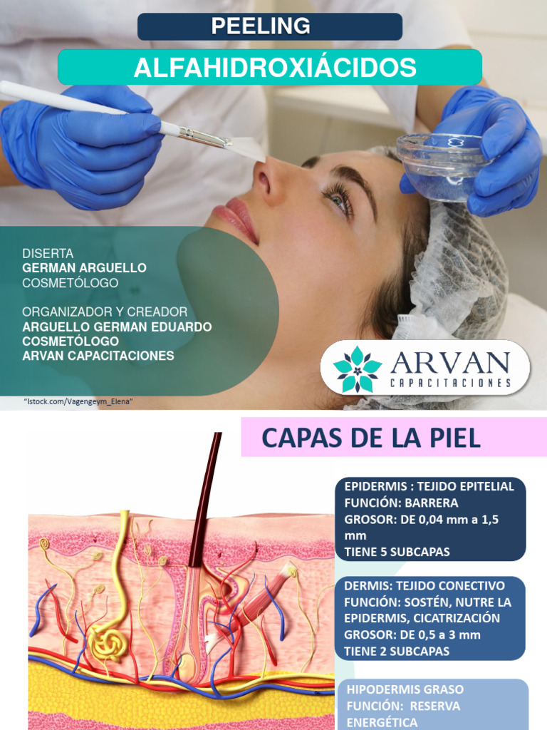 Peeling Ahas Antiedad Argent | PDF | Epidermis | Piel