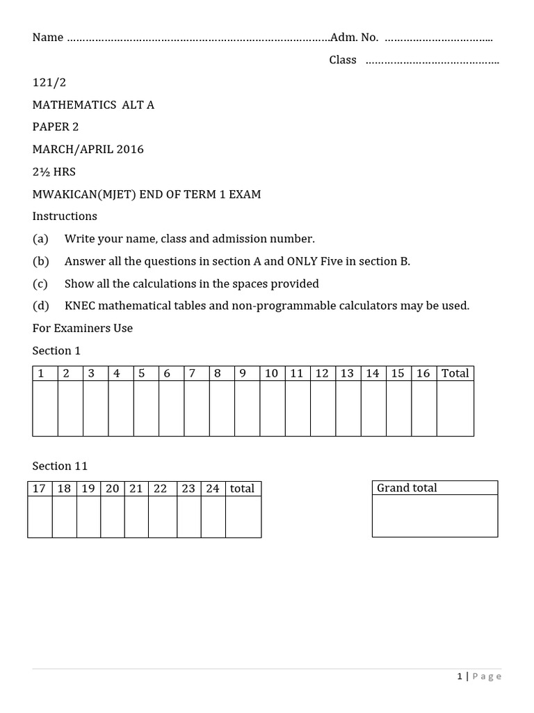 Mathematics Form 3 Paper 2 Mod21042022001 Pdf Circle Acceleration