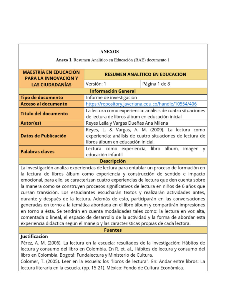 ANEXOS_PROYECTO_DE_GRADO | Descargar gratis PDF | Área rural | Experiencia