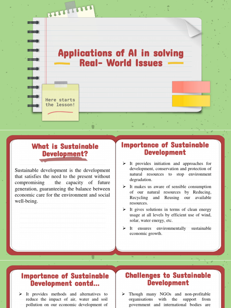 SDGs | PDF | Sustainability | Artificial Intelligence