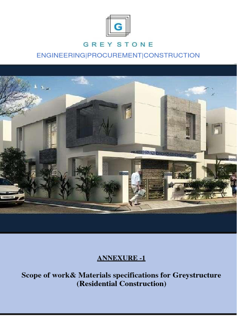 Scope of Work For Greystructure Residential Construction | PDF ...