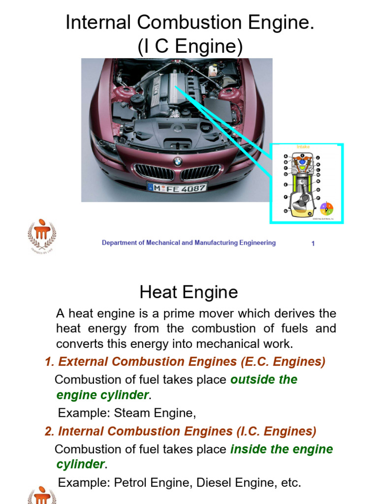 IC Engines | PDF | Internal Combustion Engine | Diesel Engine