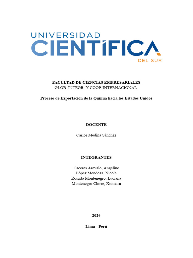 Ec3 - Global Integración y Cooperación Internacional | PDF | Logística | Análisis de Riesgo y ...