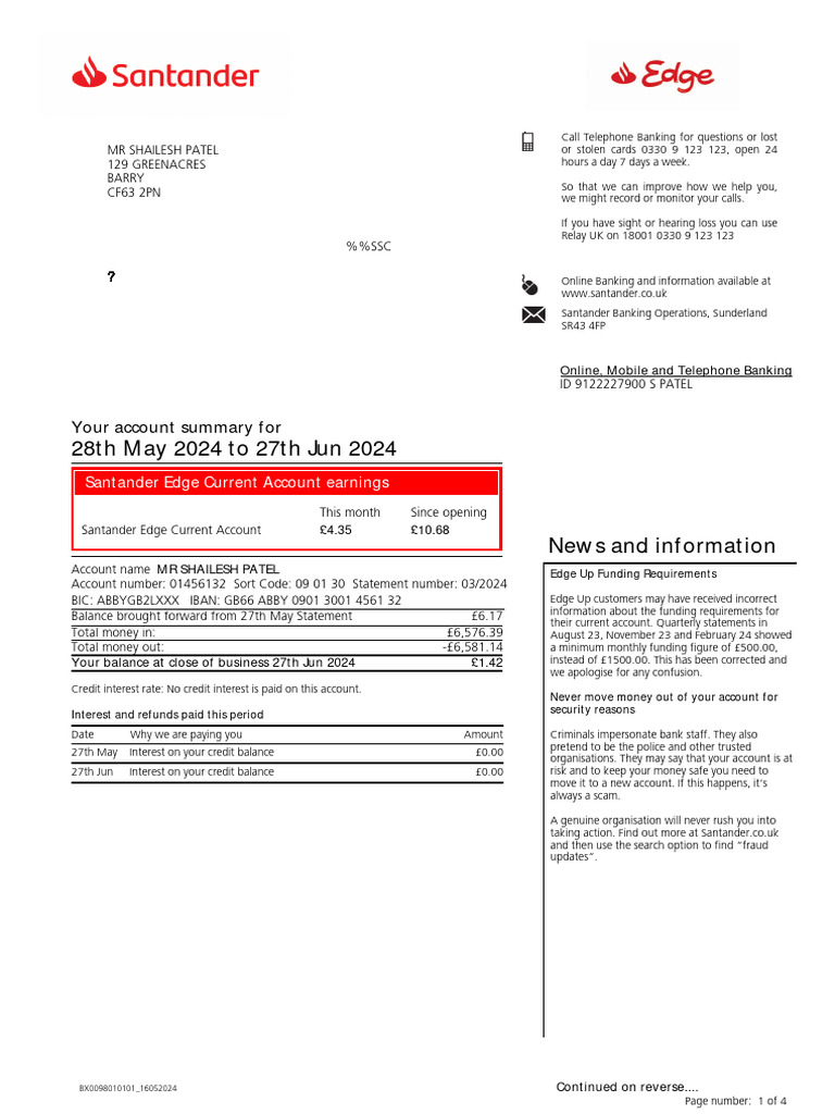 PDF Document 1 | PDF | Overdraft | Credit Card PDF Document 1 | PDF | Overdraft | Credit Card