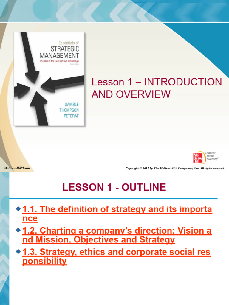 PSU-MGT 403 - Strategic Management - 2021F - Lecture Slides - 1 | PDF ...
