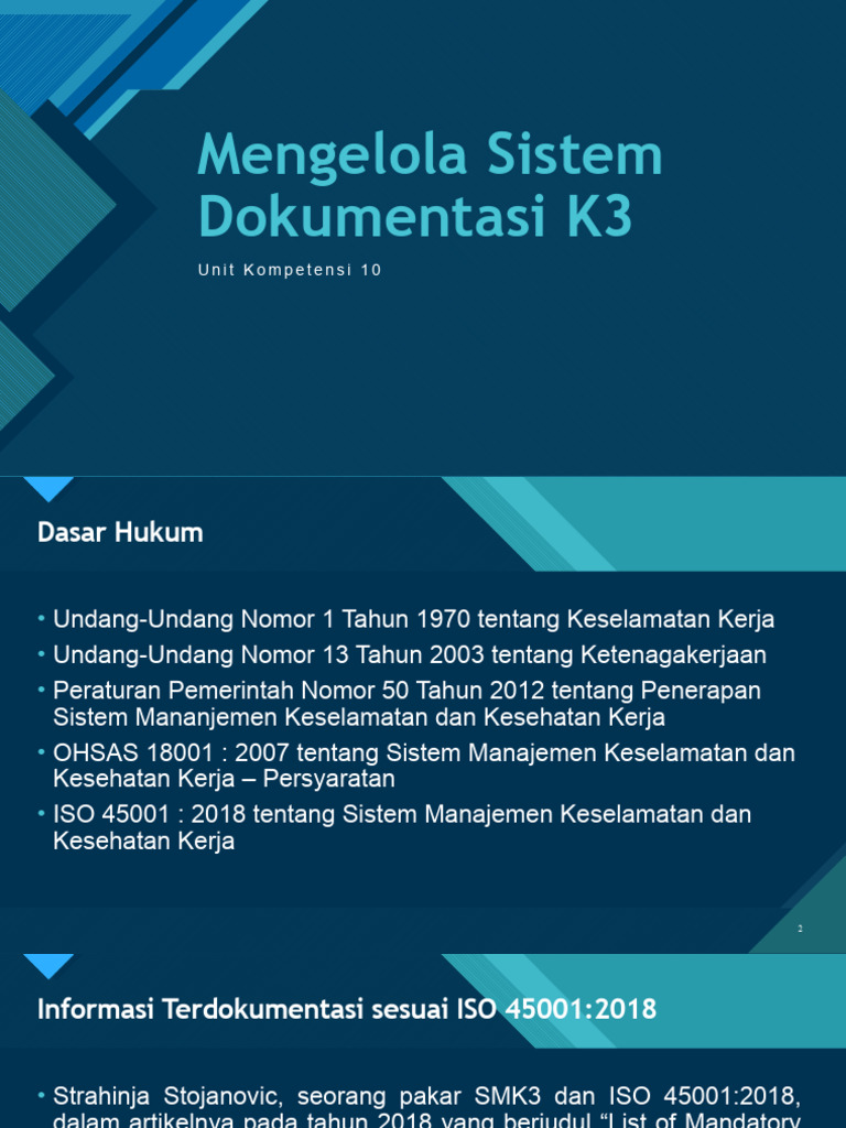Mengelola Sistem Dokumentasi K3 | PDF | Bisnis | Komputer