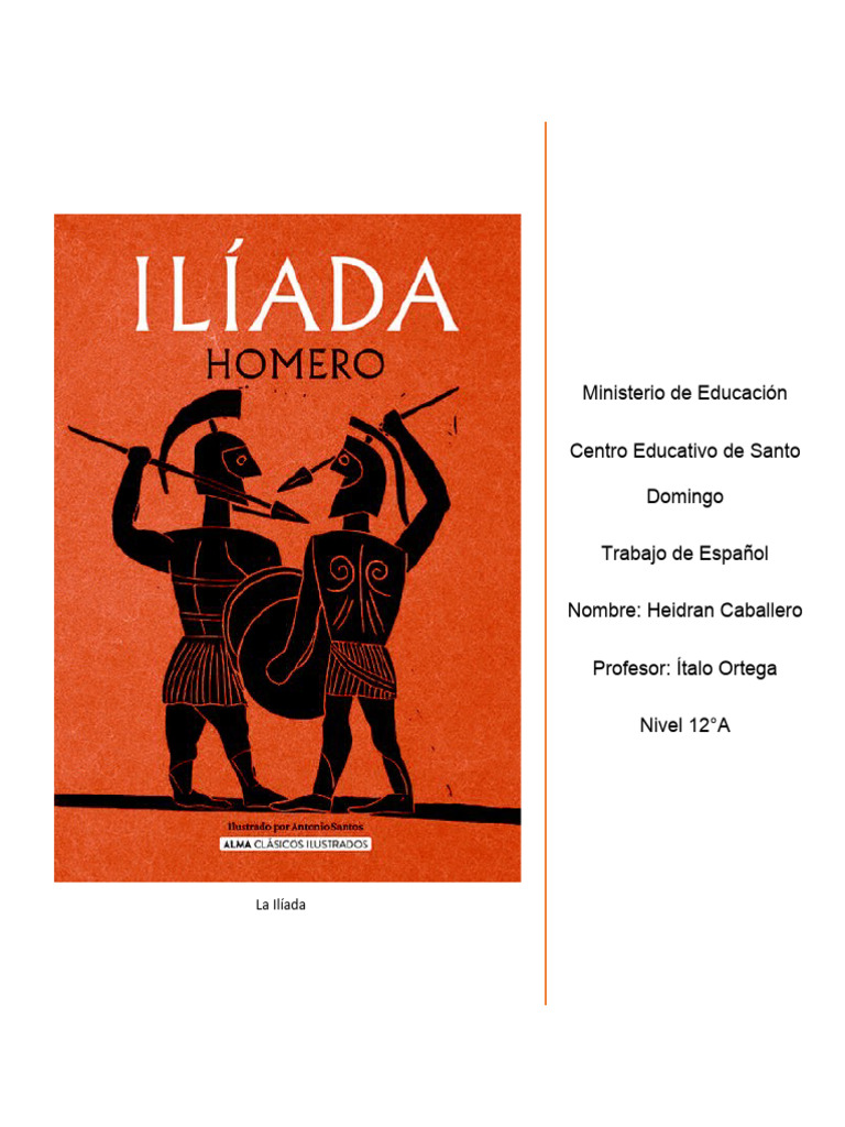 ILIADA | PDF | Aquiles | Ilíada