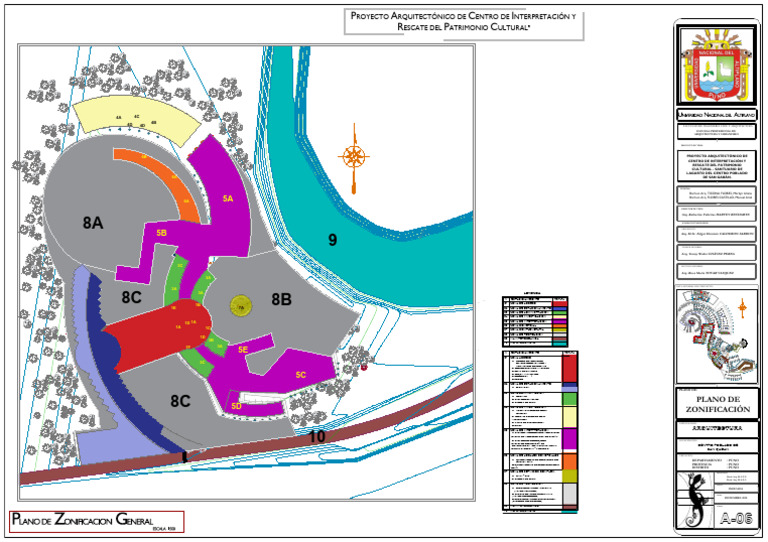 A-06 Zonificacion General | PDF