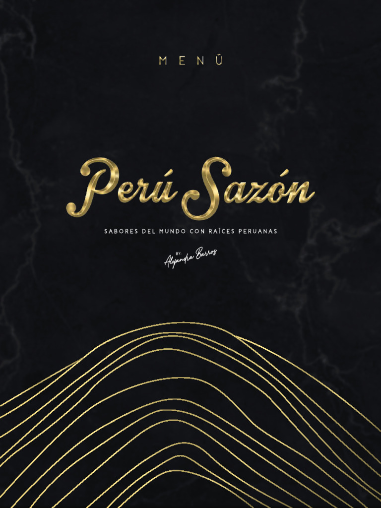 Menú Perú Sazón Viva Villavicencio 2024 - Compressed | PDF