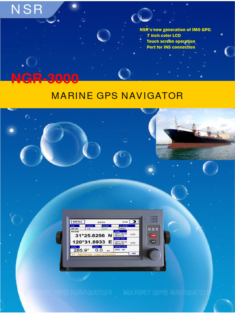 NSR NGR 3000 GPS | PDF | Global Positioning System | Navigation