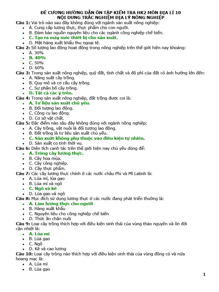 E Cuong 10 Cuoi HK2 - 1 3 | PDF