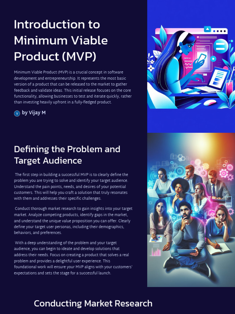 How To Build MVP Step by Step Guide | PDF | Target Audience | Software ...