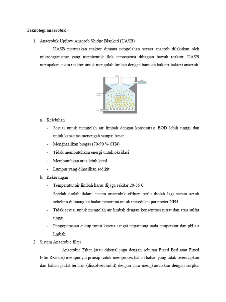 Teknologi Anaerobik | PDF